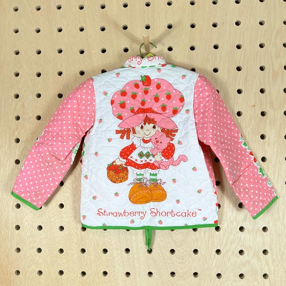 Vintage | Jackets & Coats | Vintage Strawberry Shortcake Quilted Jacket ...